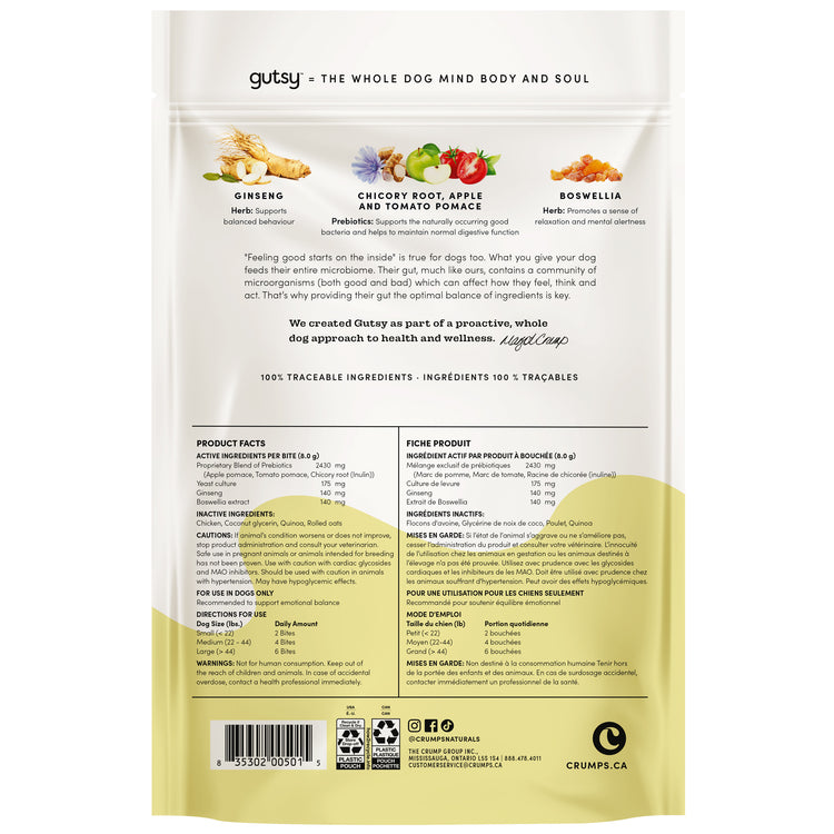 Gutsy Happy Bites – Crumps' Naturals Canada
