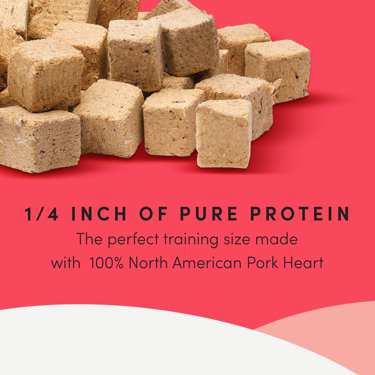 Mini Trainers Freeze Dried Pork Hearts – Crumps' Naturals Canada